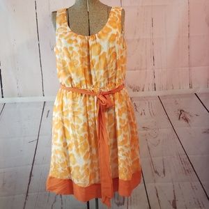 Elle | Dresses | Elle Woman Orange Spring Dress X Nwt | Poshmark